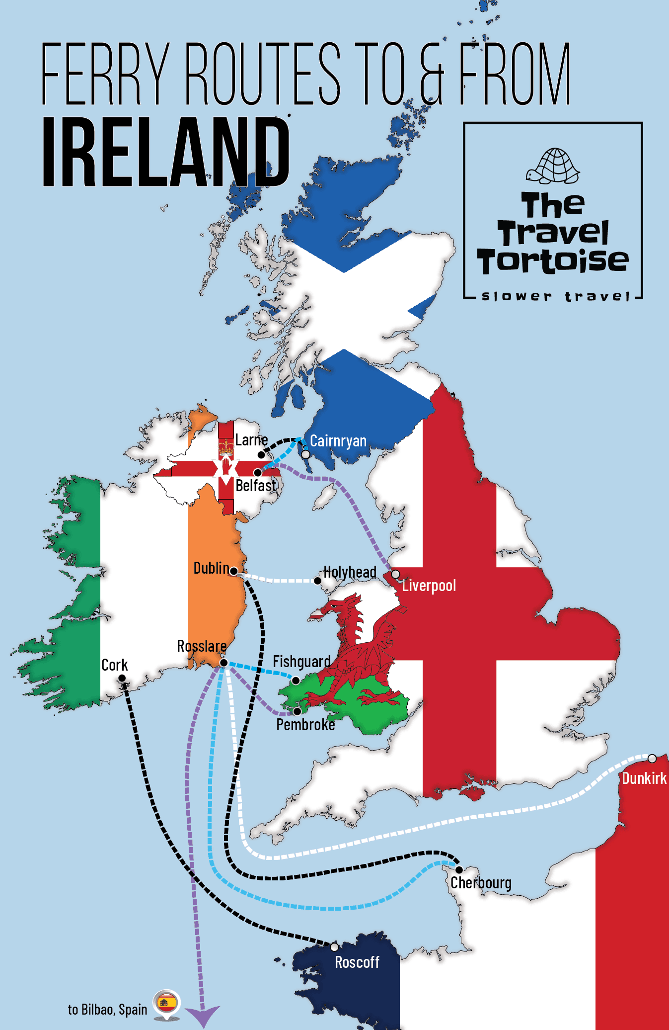 The Definitive Guide on Ferry Routes to Ireland!